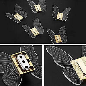 FEimaX Towel Hooks Bath Coat Robe Clothes Hook Bathroom Shower Hanger Wall Hook Holder for Kitchen Garage Hotel Closet Door Wall, Creative Butterfly Mounted Coat Hook