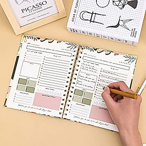EOOUT To Do List Notebook Daily Planner Journal Undated Simplified Easily Organizes Daily Tasks And Office Supplies Notepad Checklist Notebook For Women