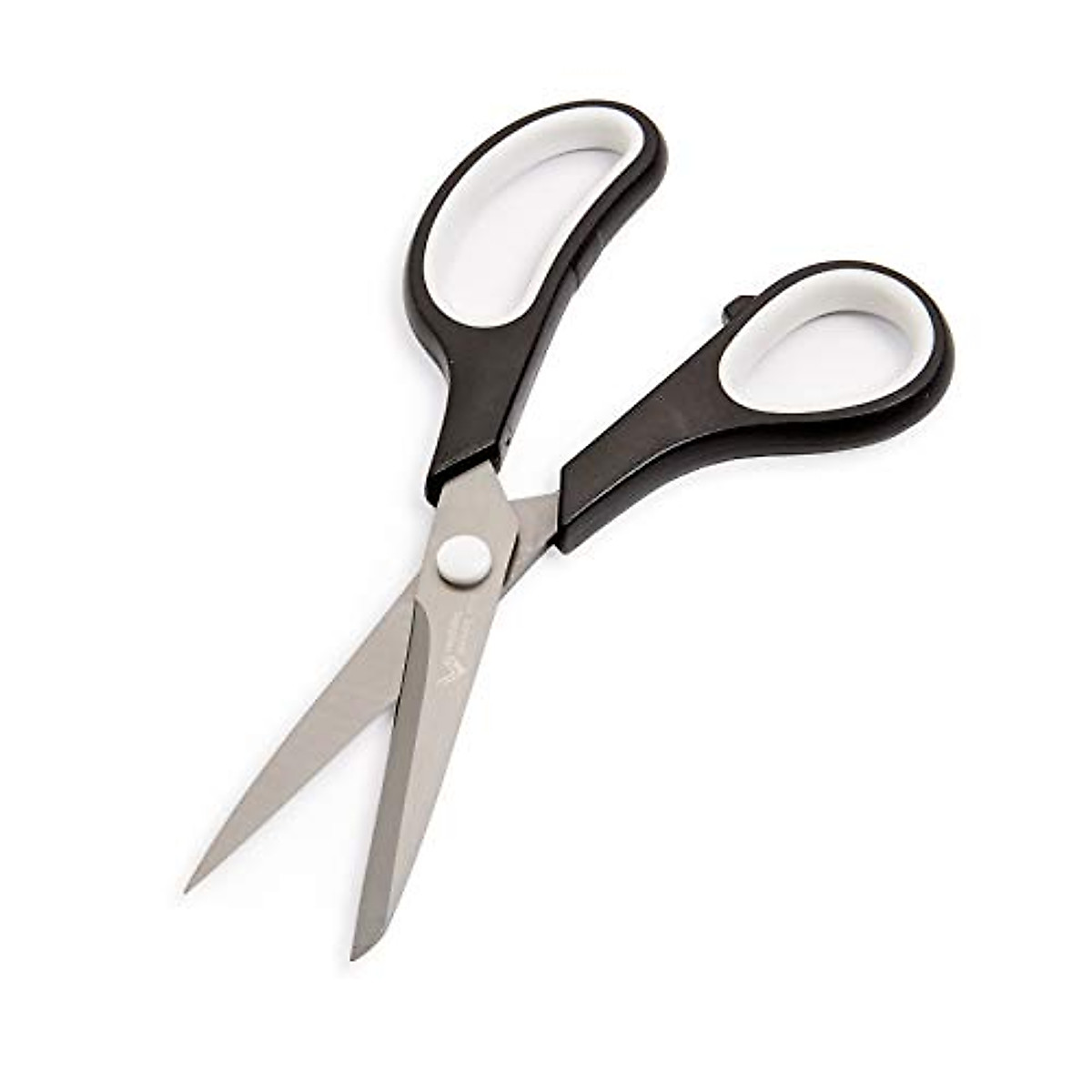 Blue Summit Supplies Titanium Scissors, 8 Inch Multi Purpose Scissors with Comfort Grip, Sharp Nonstick Scissors for Home, Office, or Craft Use, Black, 12 Pack