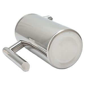 LJCM French Press Pot Coffee Pot Maker Milk Frother Stainless Steel Tea Maker Hand Pour 1000Ml Pressing Milk Frothing Machine Brewed Coffee Cafe Pot Brewing Coffee French Presses