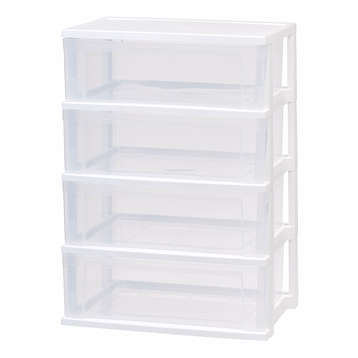 IRIS NSW-544 Storage Unit, White-4 Drawer