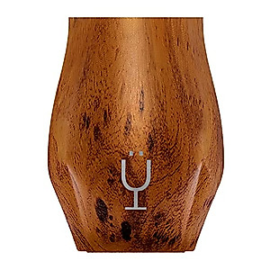 BrüMate NOS'R, Double-Wall Stainless Steel Whiskey Nosing Glass - 7 Oz (Walnut)