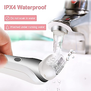 Electric Shaver for Women Legs, Painless Lady's Bikini Trimmer Body Hair Removal, Waterproof 3-in-1 Blade Hair Razor Epilator with LED Display for Arm Armpit Chin Bikini Area & Upper Lip (White)