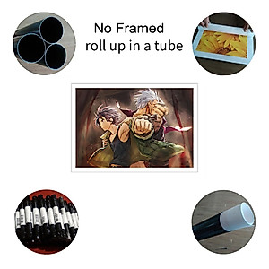 STOCKIFY Iron Blooded Orphans Poster Anime Posters Canvas Prints Teenagers Bedrooms Wall Art For Home Office Bedroom Decorations Unframed 12"x8"