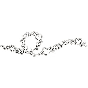 Heart Lace Cutting Dies,DIY Scrapbooking Artist Metal Cutting Dies Stencils DIY Scrapbooking Album Cards Making Decor