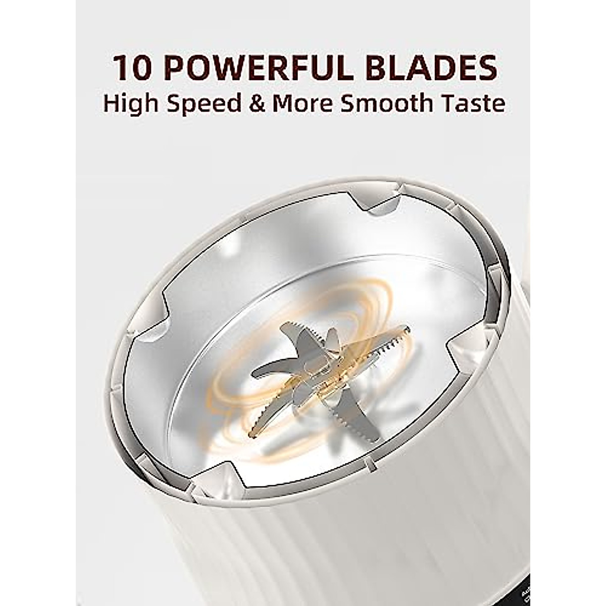 BUAIAHUG 20oz Nut Milk Maker Machine - Multi-Functional Automatic Almond Milk Machine with 10 Blades, Plant-Based Milk, Oat, Soy, Oat, and Dairy Free Beverages with 12 Hours Timer/Auto-clean/Room Temp/Keep Warm/Boil