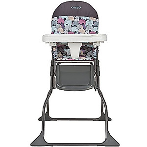 Cosco Simple Fold High Chair, Elephant Puzzle