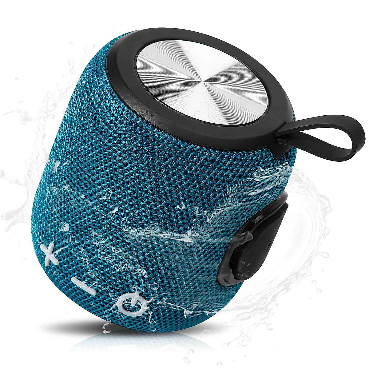 Bluetooth Speaker: Powerful Stereo Sound, IPX7 Waterproof, True Wireless Stereo Pairing, Portable Design, Latest Bluetooth V5.2 - Perfect for Realme GT2 Pro, Beach, Outdoor, Home, Parties- Blue