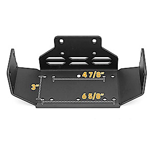 Winch Mounting Plate Bracket Kit Compatible with Honda Pioneer 500 2015-2023 Pioneer 520 2021-2023