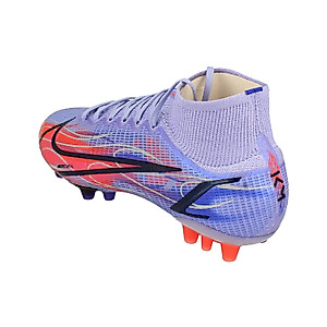 Nike Superfly 8 Elite KM AG Mens Football Boots DJ3973 Sneakers Shoes (UK 11 US 12 EU 46, Light Thistle Metallic Silver 506)