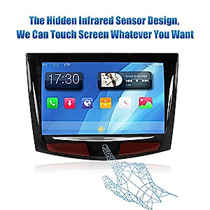 RANSOTO CUE Touch Screen Display Replacement With Trim Removal Tool Compatible With 2013-2017 Cadillac ATS Escalade XTS SRX CTS CTS-V Replaces 20867046 22912609
