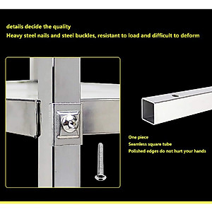 Utility Cart Lab Serving Cart, Medical Cart 3-Layer Stainless Steel Kitchen Service Cart for Hotel, Catering, Restaurant Tool Cart-85 X 45 X 90CM