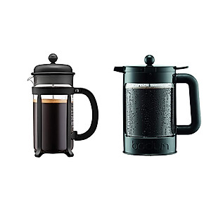 Bodum French Press Coffee Maker (34 Ounce) and Bean Cold Brew Coffee Maker (51 Ounce)