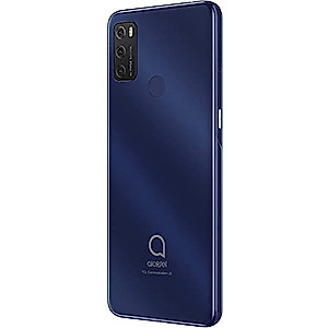 Alcatel 1S (2021) Dual-SIM 32GB ROM + 3GB RAM (GSM Only | No CDMA) Factory Unlocked 4G/LTE Smartphone (Blue) - International Version