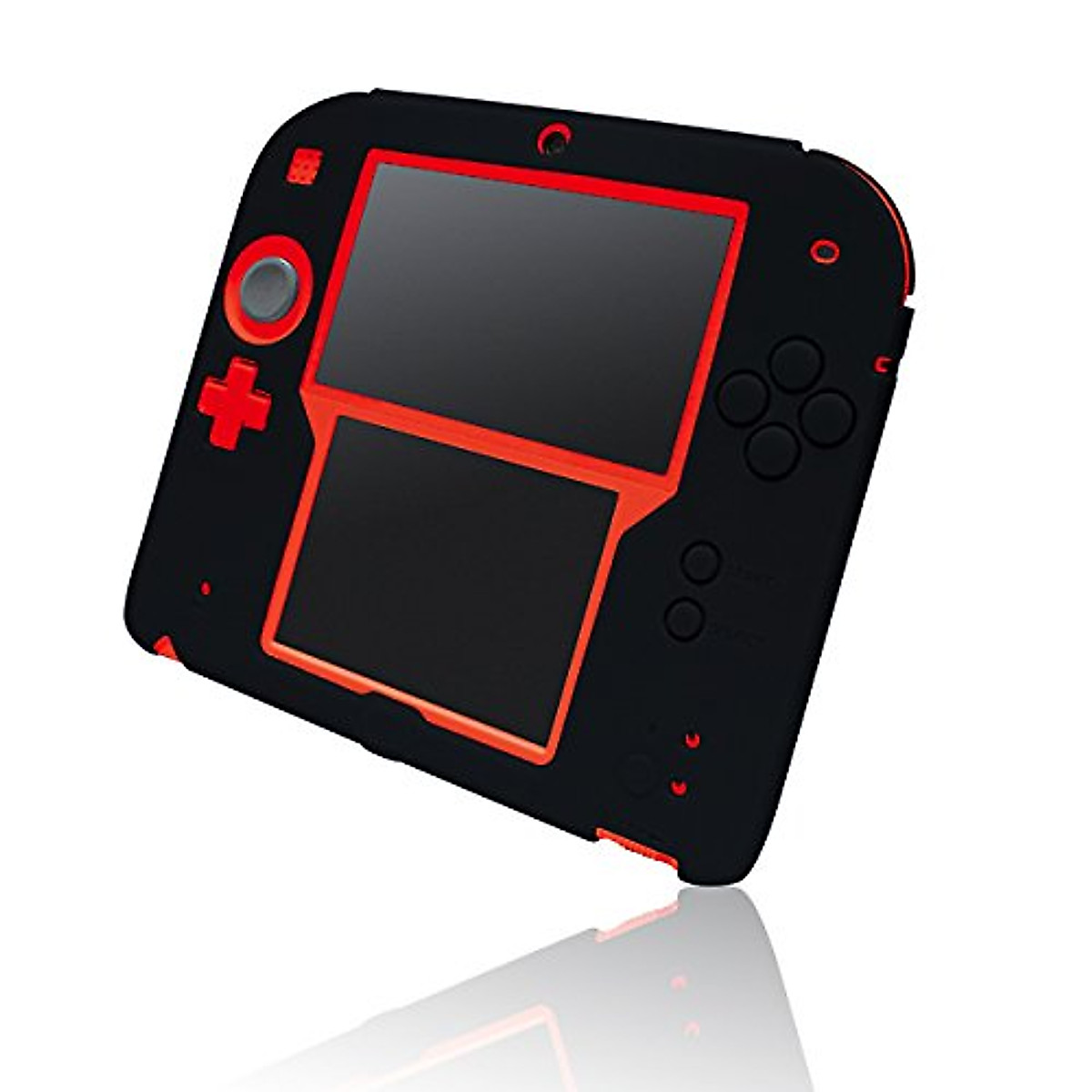 アローン ニンテンドー2DS ケース/カバー シリコンケース ブラック ALG-2DSSCK