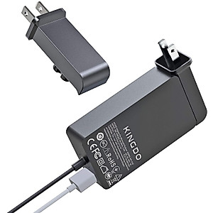 Surface Pro 2 Charger Surface Pro 1 Charger,48W 12V 3.6A Surface Power Supply Adapter for Microsoft Surface Pro 2 Surface Pro 1 Surface RT with 6Ft Power Cord and Carrying Pouch by KINGDO