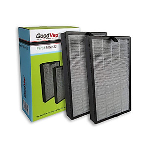 GOODVAC H13 True HEPA Filter Kit (2 Filters) Compatible with Inofia 1539 (PM1539)