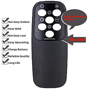 Replacement Remote Control for Lasko 2033617A 2033617B 2033627 5790 5592 CT22410 CT22420 CT16670 CT22650 CT22722 CT22766 CT30754 CT30754C CT32950 CT32960 751320 5165 5160 Ceramic Tower Heater