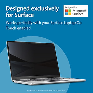 Kensington SA124 Privacy Screen for Surface Laptop Go (K54250WW)