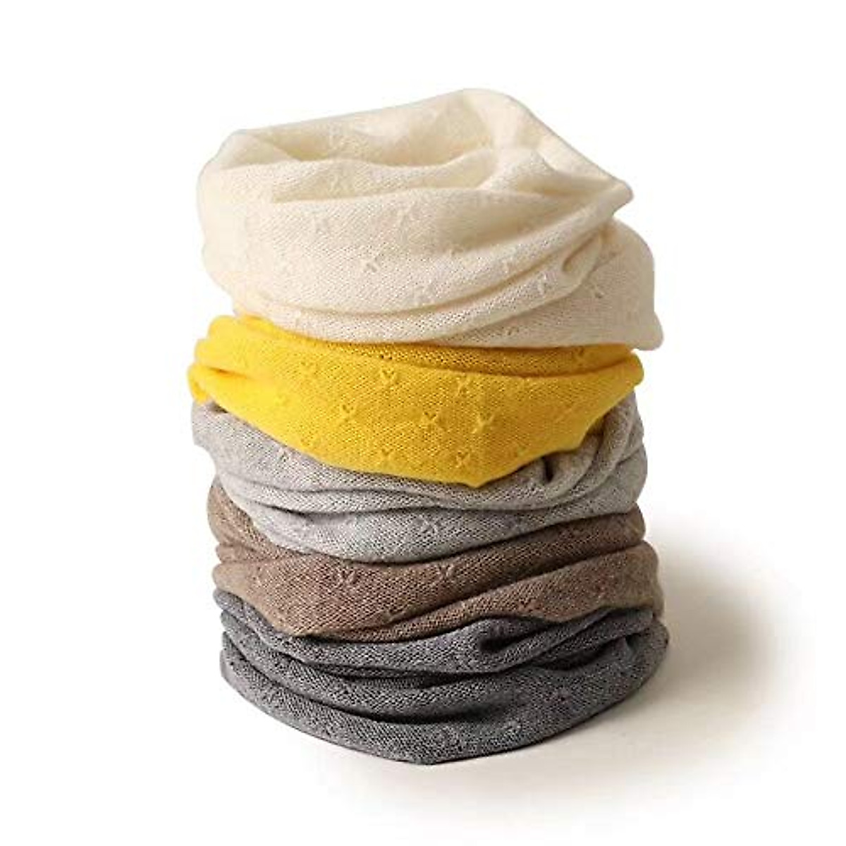 Jolmo Lander 100% Cashmere Women Winter Infinity Scarf Warm Circle Loop Neck Warmer (White)