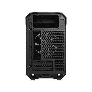 Fractal Design Torrent Nano Black - Solid Side Panel - Open Grille for Maximum air Intake - 180mm PWM Fan Included - Type C - mITX Airflow Mini Tower PC Gaming Case