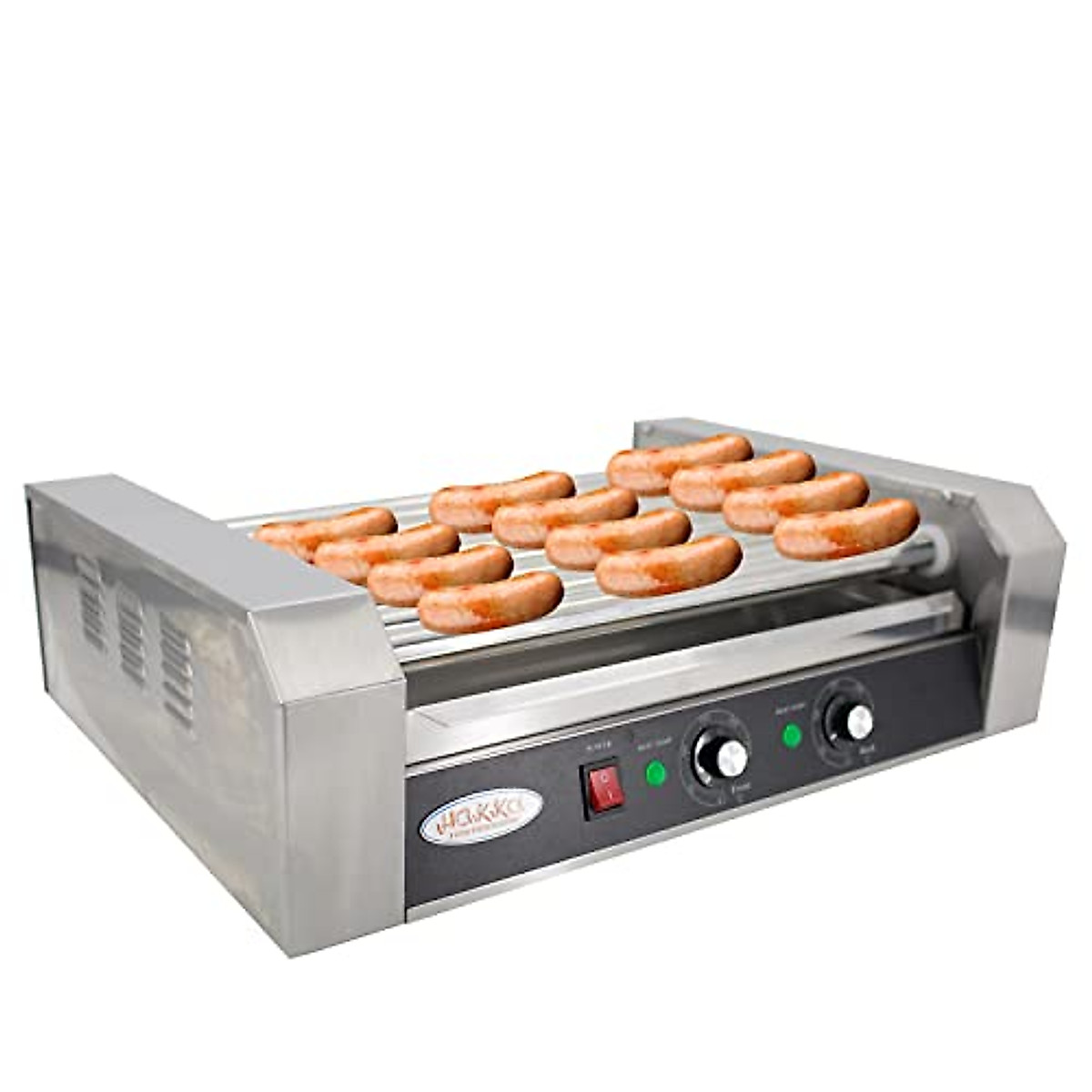 Hakka Commercial Hot Dog Roller Grill with 9 Rollers