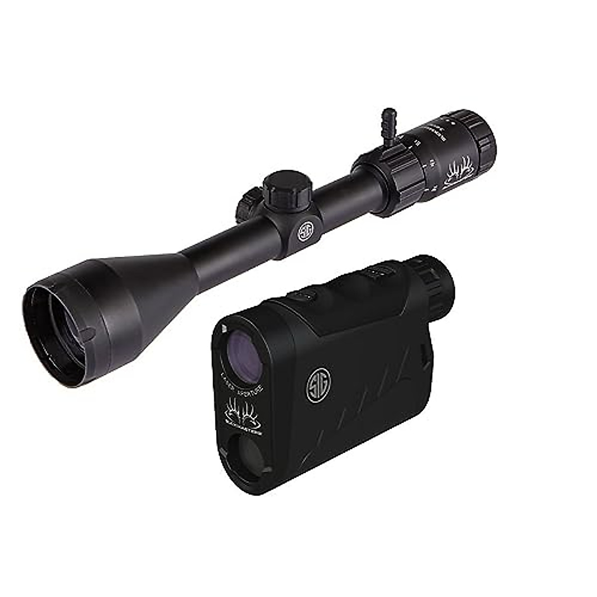 BUCKMASTERS COMBO KIT- KILO 1500 6x22MM RANGEFINDER & 3- 9x50MM SCOPE