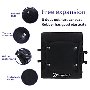 Yessotech Tablet Holder for Car,Ipad Holder for Car Back Seat,Adjustable Headrest Tablet Holder,Ipad Car Mount Compatible with 7-12.9" Tablets ipad for Kids Women Man