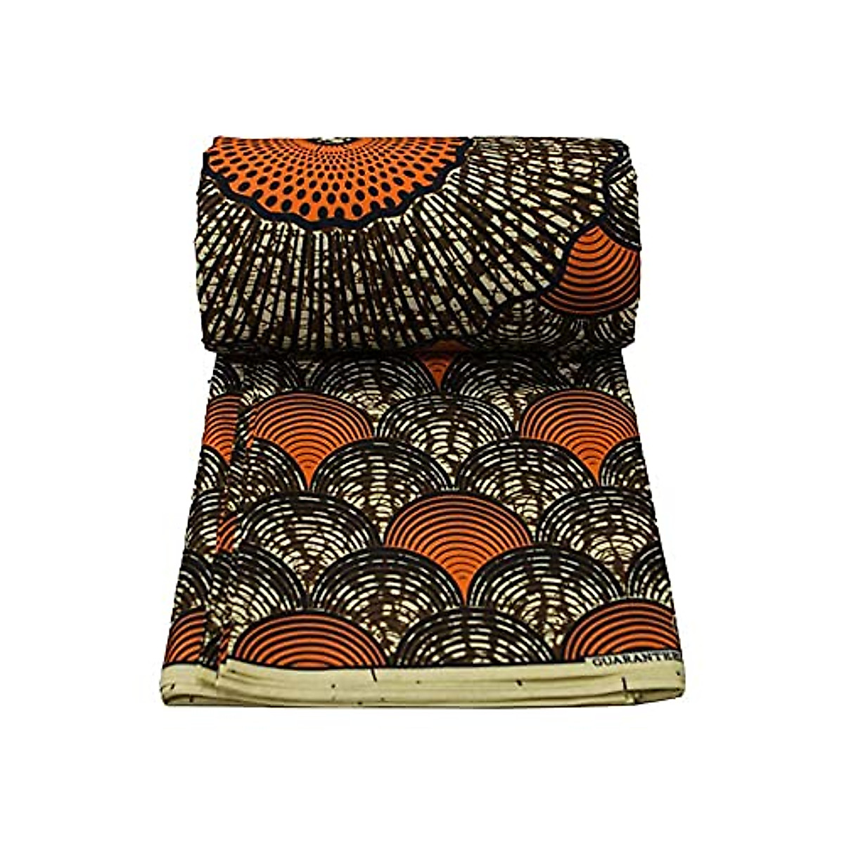 African Fabric 6 Yards BintaRealwax 100% Polyester Ankara Fabric for Party Dress 6280