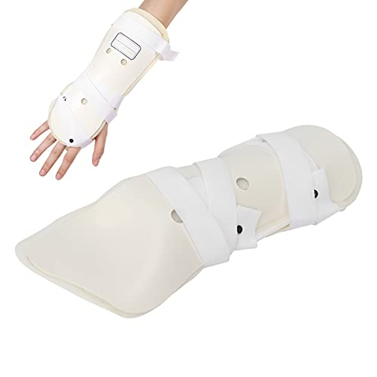 Wrist Support Splint, Pain Relief Hard Shell Wrist Brace for Sports Injuries for Women for Sprain for Joint Instability for Men for Carpal Tunnel(Right Hand, L)