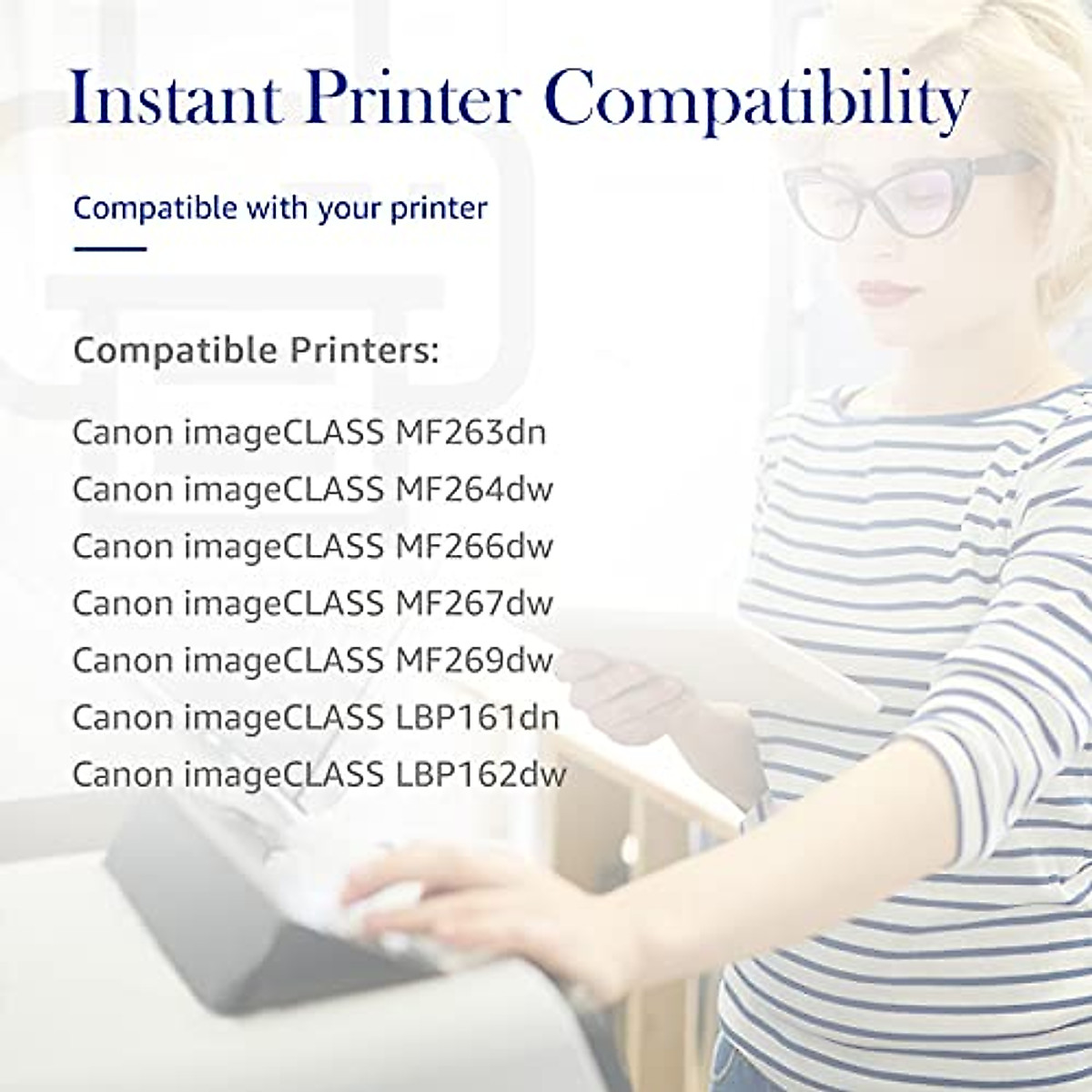 051 Toner Cartridge 2 Pack Compatible Replacement for Canon 051 051H Black for Canon ImageCLASS MF269dw Toner MF264dw MF267dw LBP162dw LBP161dn MF263dn MF260 Printer Ink