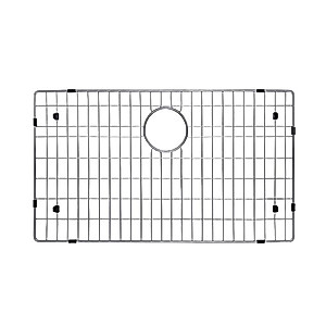 30"x18"x9" Inch Undermount Single Bowl 18 Gauge Kitchen Stainless Steel Sink 3 In 1 Set(Sink, Basket Strainer, Sink Grid)