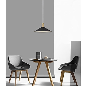 H XD GLOBAL Industrial Style Pendant Lighting, Classic Iron Hanging Pendant Light, Dining Room Hanging Lamp, Bedroom Bedside Bar Hanging Lighting, Living Room Pendant Lamp (Gold)