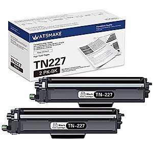 TN227 TN223 TN227bk Toner Cartridge Compatible for Brother TN227 TN223 TN223bk Toner Cartridge MFC-L3770CDW MFC L3270CDW MFC L3730CDW MFC L3710CW MFC L3750CDW HL 3210CW HL 3270CDW HL 3290CDW(2 Black)