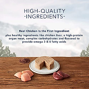 Blue Buffalo Wilderness High Protein Grain Free, Natural Adult Pate Wet Cat Food, Chicken 5.5-oz cans (Pack of 24)