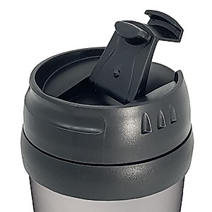 LaserGram 16oz Coffee Travel Mug, Cup of Coffee, Personalized Engraving Included (Stainless)