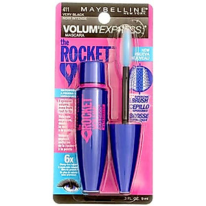 Maybelline New York Volume' Express The Rocket Waterproof Mascara, Very Black [411] 0.3 oz
