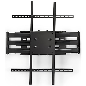 Displays2go Articulating TV Wall Mount for 42-90 Inch HDTV, Steel, Panning/Tilting VESA Bracket (HVAWM4290L)