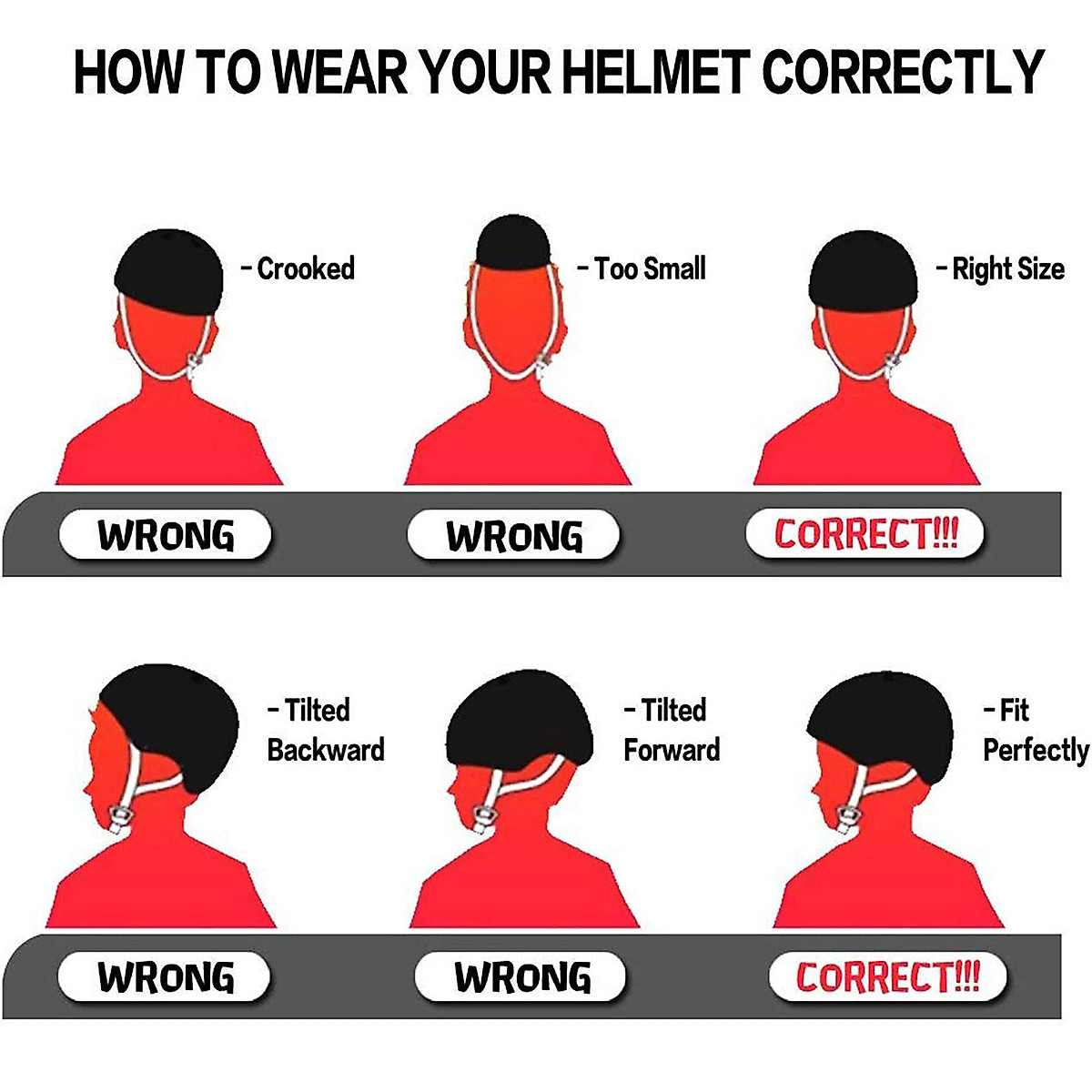 KAMUGO Kids Adjustable Helmet, with Sports Protective Gear Set Knee Elbow Wrist Pads for Toddler Age 3-8 Boys Girls, Bike Skateboard Hoverboard Scooter Rollerblading Helmet Set (Purple)