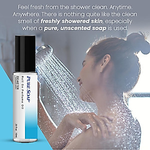 DEMETER Pure Soap Roll On Perfume Oil, 0.33 Oz, Long-Lasting