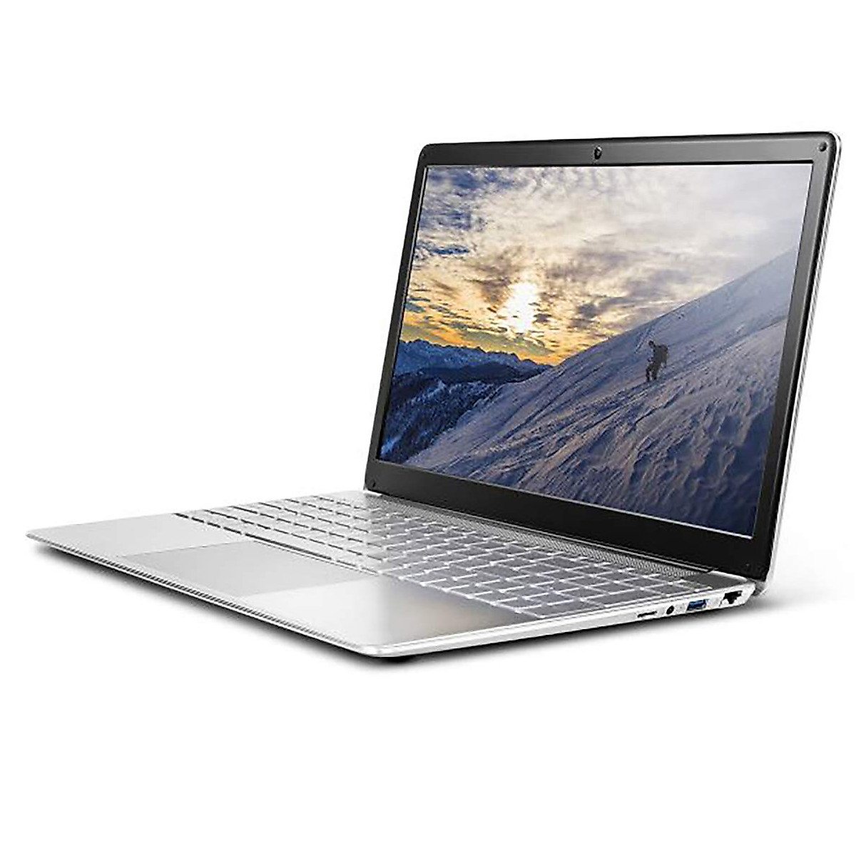 BROAGE 15.6" FHD Laptop Computer, Intel Quad-Core i5-8250U up to 3.4GHz, 8GB RAM, 512GB SSD, 5G WiFi, RJ45 Ethernet, HDMI, USB 3.0, HDMI, Webcam, Backlit Keyboard, Silver, Windows 10 Home, Remote Work
