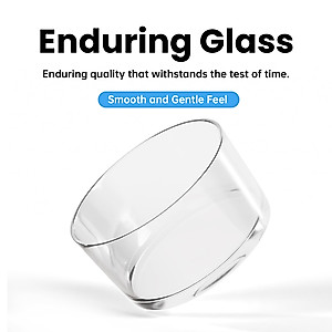 KITEISCAT Glass Salad Bowl - Versatile 118oz Trifle and Fruit Bowl - Elegant & Long-Lasting for Serving Salads, Dessert