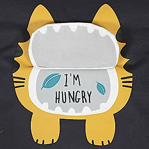 Gerber Baby Boys' 2-Pack Rompers, Grey Tiger, 3-6 Months