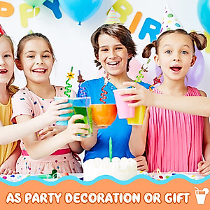 24 Pieces Western Cowboy Party Favors Cowgirl Straws Reusable Drinking Plastic Straws Kids Western Party Supplies for Birthday Baby Shower