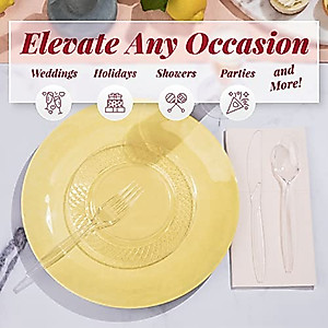 Prestee 300 Clear Plastic Spoons Bulk | Heavy-Duty Plastic Silverware Spoons | Plastic Cutlery | Elegant Disposable Spoons Pack | Bulk Disposable Flatware | Plastic Utensil Set | Disposable Silverware