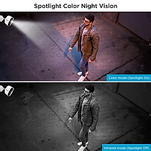 G-Homa Wireless Outdoor Camera with Solar Panel, WiFi Surveillance & Security Camera with Color Night Vision/2-Way Audio/1080P/PIR Motion/Siren/Intelligent AI/Waterproof IP65