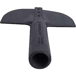 MARSHALLTOWN Rubber Wipe Down Blade, Cleans Excess Mud From Joints Wider than 90-Degrees, Sturdy Rubber Material, Threaded Handle Adapter, 6-3/4 Inches x 9-7/8 Inchces, 30