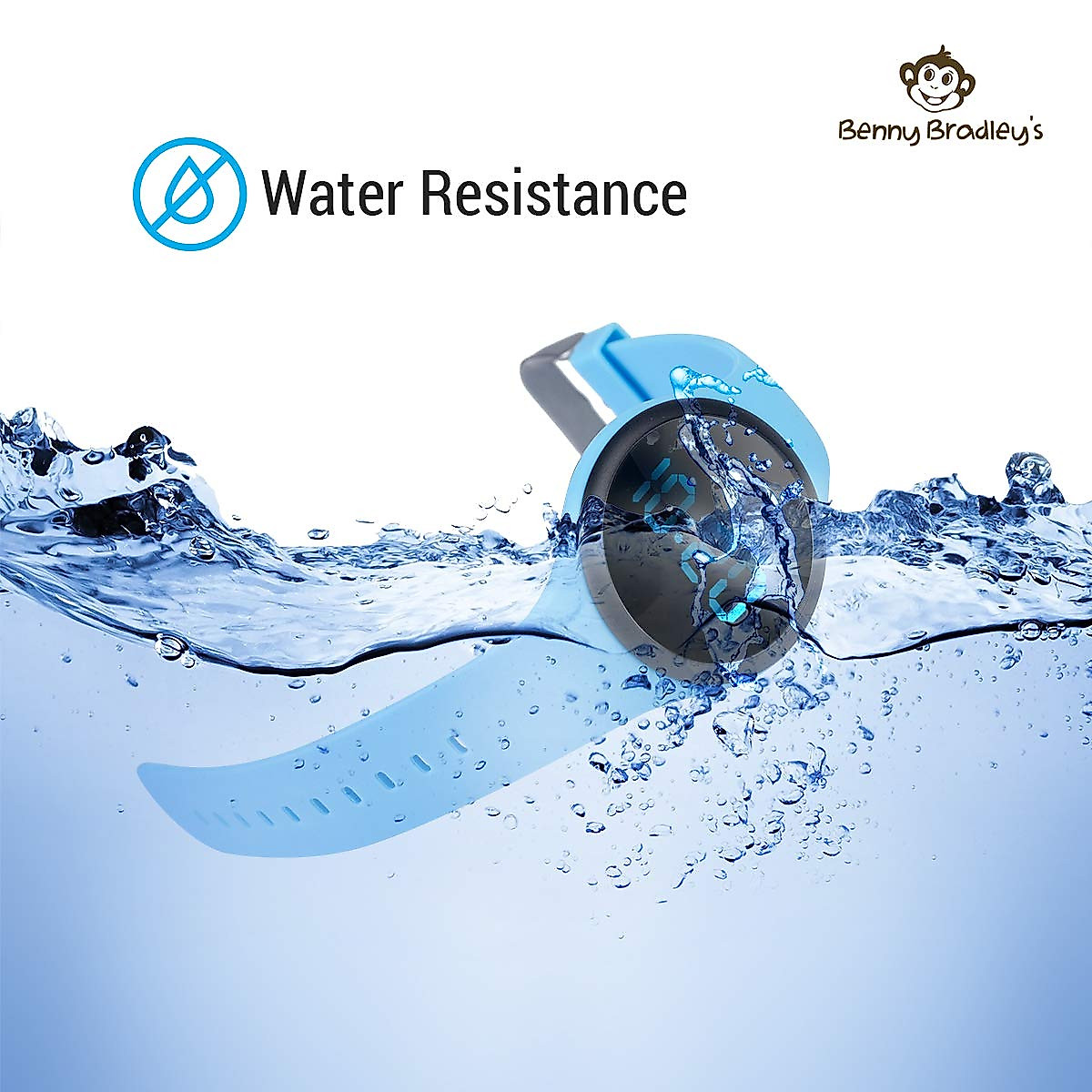 Potty Training Watch for Kids V1 – A Water Resistant Potty Reminder Device for Boys and Girls to Train Your Toddler with Fun/Musical and Vibration Interval Reminders with Potty Training eBook (Blue)