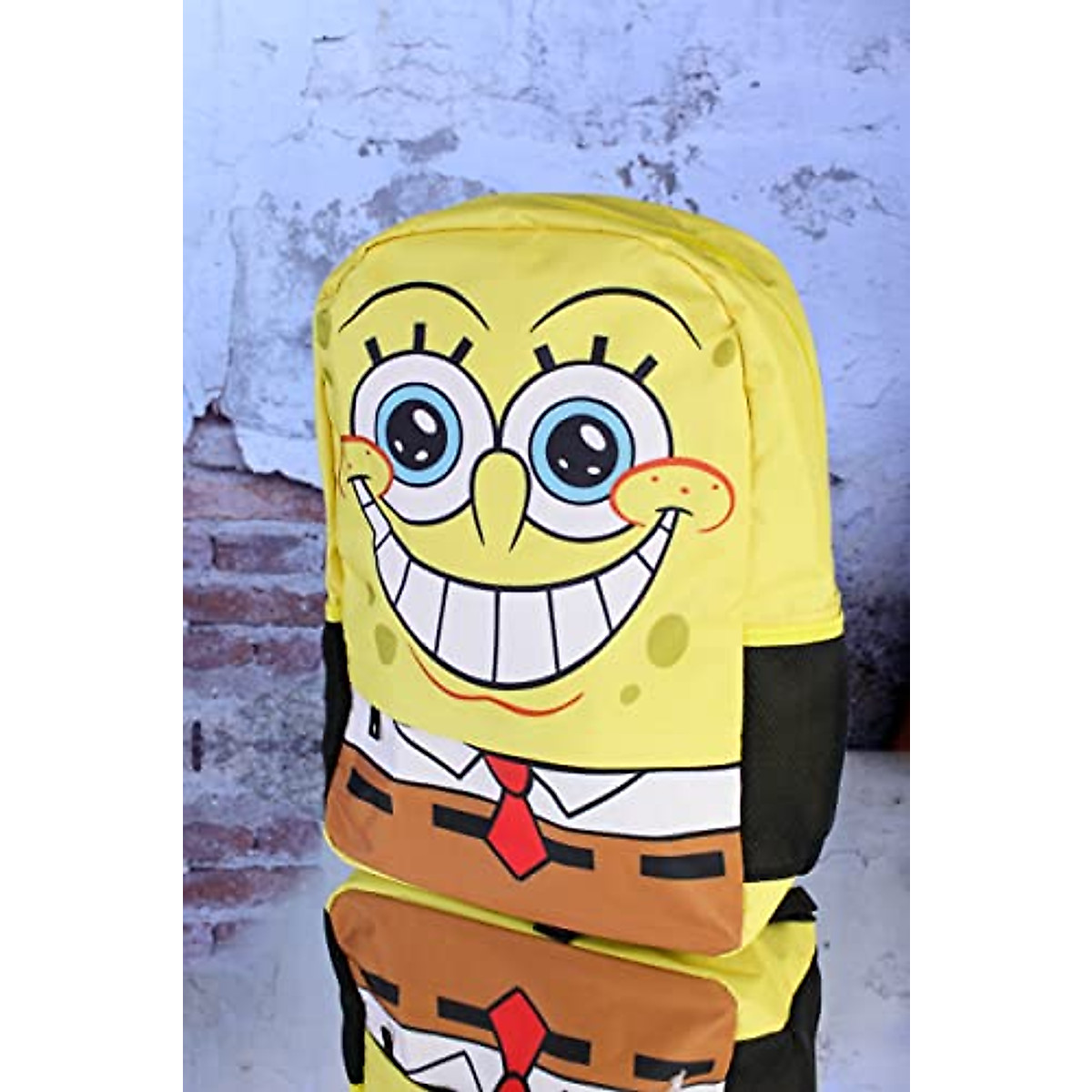 SpongeBob SquarePants Sponge Bob Square Pants Grinning Character Small Backpack Bag for Adults