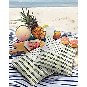 Meet 1998 Throw Pillow Covers 18x18 - Set of 2 Waterproof Pillow Cushion Cases,Camo Pillowcases Decorative Outdoor Pillow Cover for Sofa Couch Bedroom